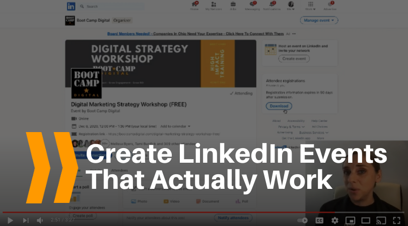 How To Create Linkedin Events That Actually Work